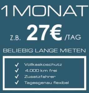 Fabelhafte Auto Mieten Fur Einen Monat Ebenbild